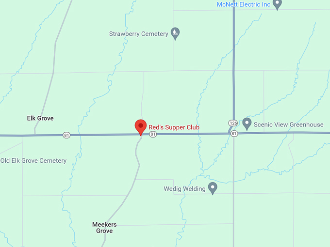 red's supper club 10 map