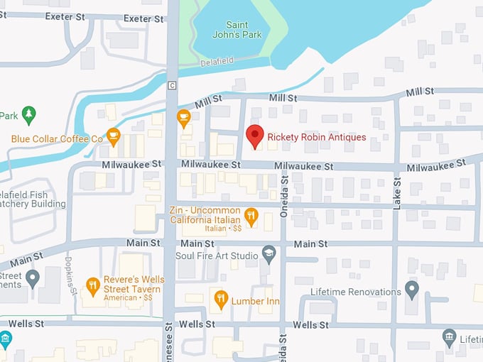 rickety robin antiques 10 map