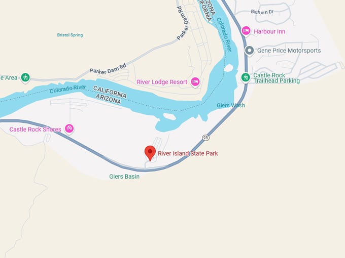 river island state park 10 map