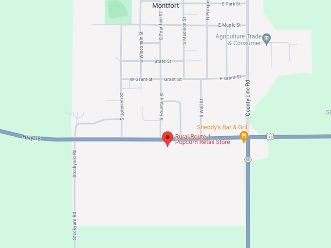 Rural Route 1 Popcorn 10 map