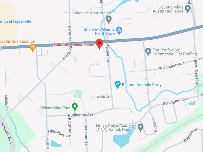 schmaltz delicatessen 10 map