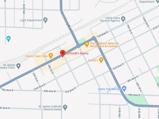 Schmidt&rsquo;s Bakery 10 Map