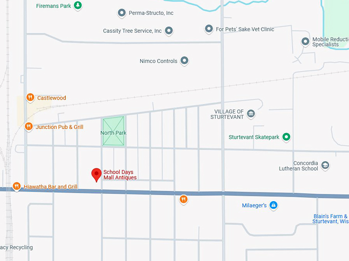 school days mall antiques 10 map