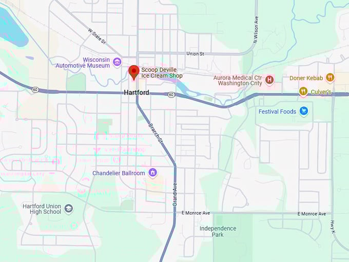 scoop deville ice cream shop 10 map