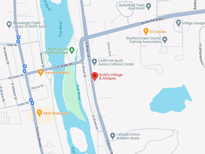 Scott's Vintage & Antiques 10 Map