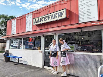 The staff keeps the Lakeview tradition alive with pink poodle skirts and genuine smiles. Nostalgia served with a side of Minnesota nice.