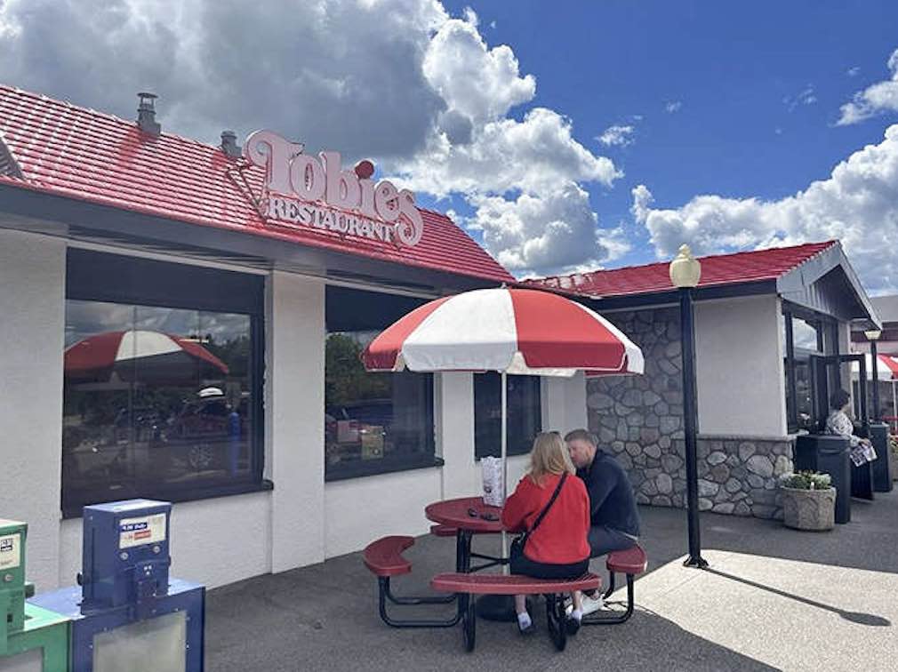 Even Minnesota's famously fickle weather can't keep devoted fans from enjoying Tobie's outdoor seating &ndash; some pleasures are worth braving the elements.