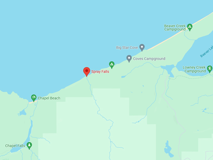 Spray Falls 10 Map
