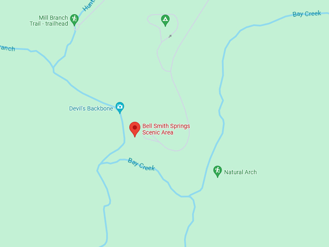 Stairway to Nowhere Map