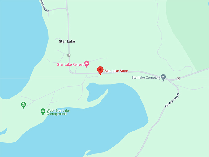 Star Lake Store 10 Map