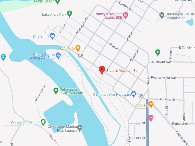 stubb's museum bar 10 map