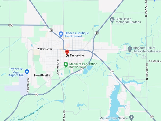 Taylorville 10 Map