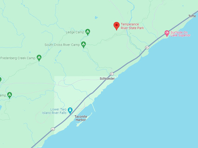 temperance river state park 10 map