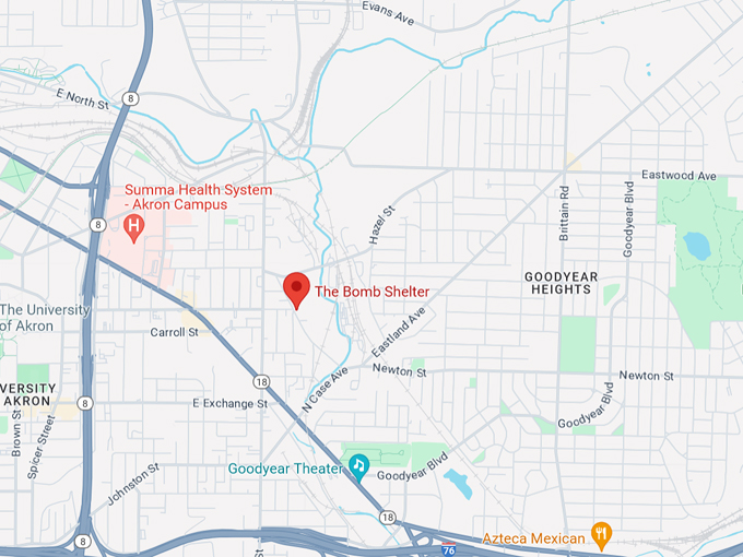 the bomb shelter map