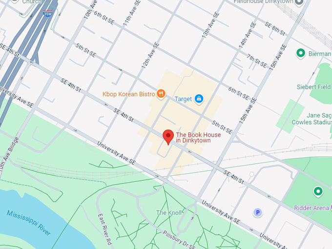 the book house in dinkytown 10 map