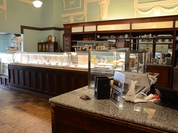 the brown cow ice cream parlor 2