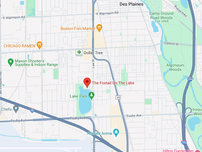 the foxtail on the lake 10 map