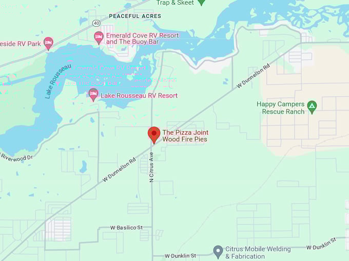 the pizza joint wood fire pies 10 map