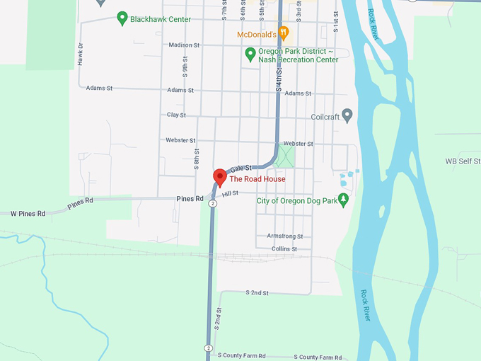 The Road House 10 Map