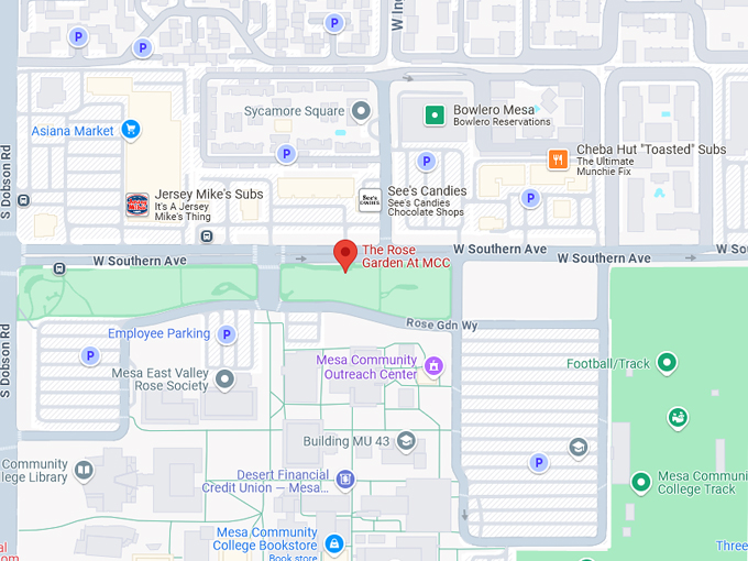 the rose garden at mcc 10 map