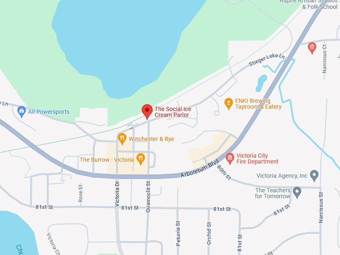 The Social Ice Cream Parlor 10 Map