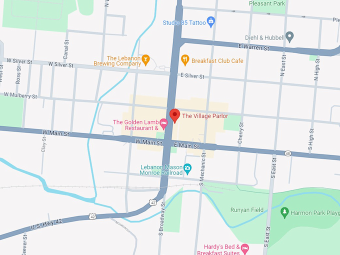 the village parlor 10 map