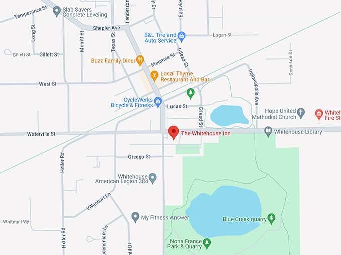 The Whitehouse Inn 10 Map