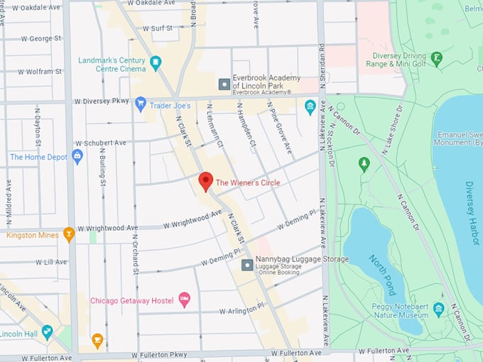 The Wiener's Circle 10 Map