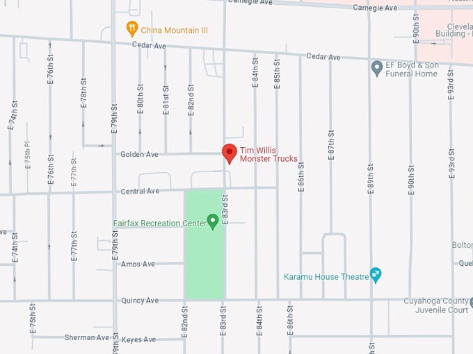 tim willis monster trucks 10 map