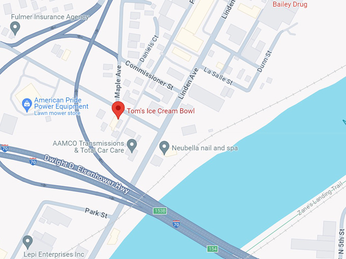 tom's ice cream bowl 10 map