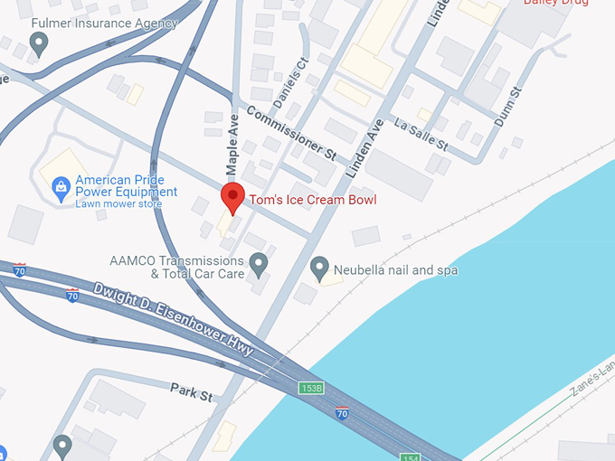 tom's ice cream bowl 10 map