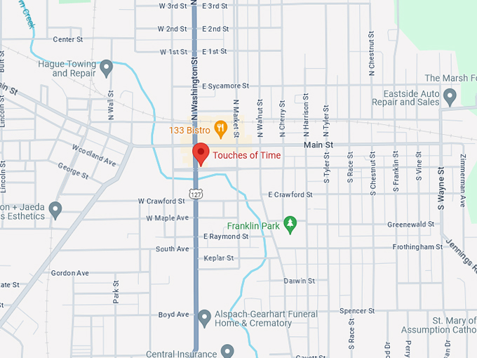 touches of time antique mall 10 map