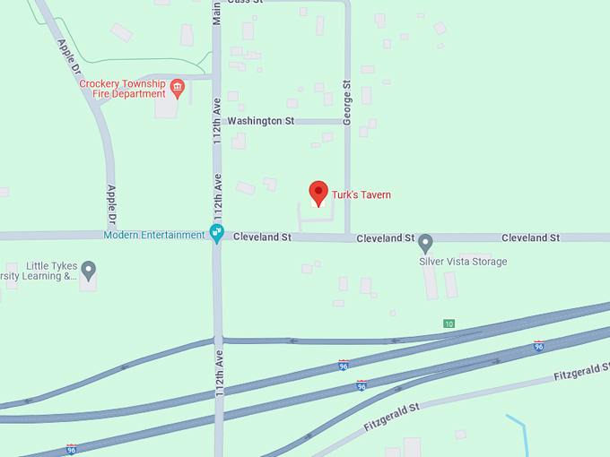 Turk&rsquo;s Tavern 9 Map