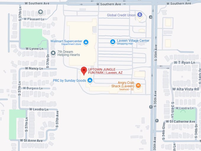 uptown jungle fun park 10 map