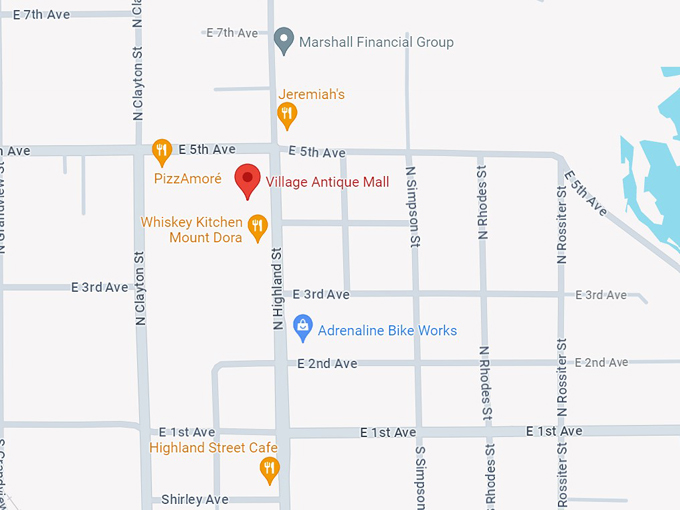 village antique mall 10 map