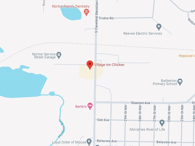 Village Inn Chicken 10 map