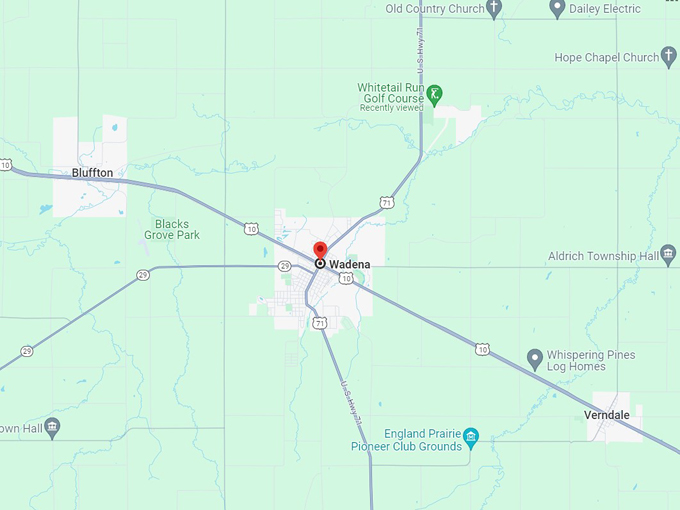 wadena, mn 10 map