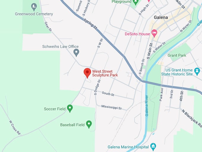 west street sculpture park 10 map