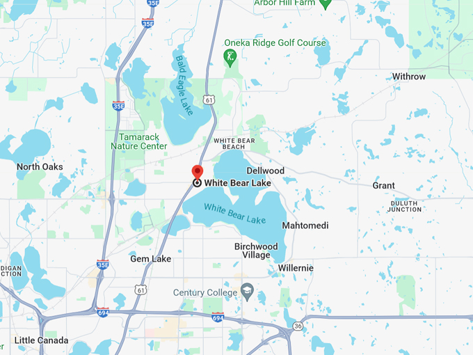 White Bear Lake 10 Map