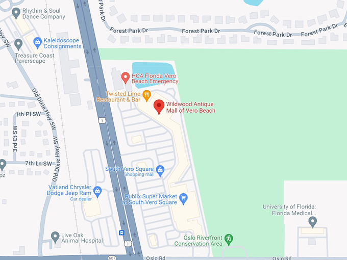 wildwood antique mall 10 map