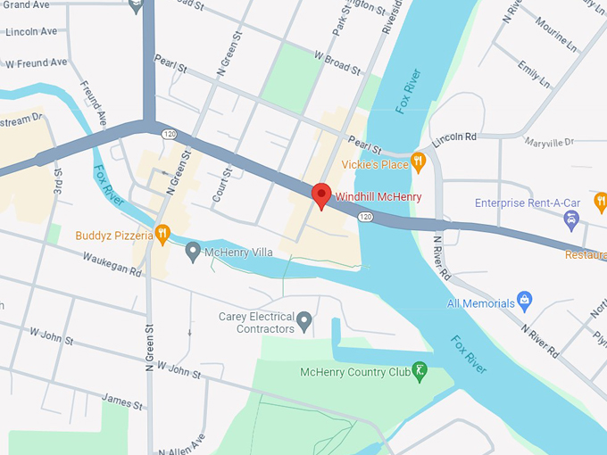 Windhill Pancake Parlor map