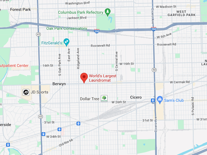 world's largest laundromat 10 map