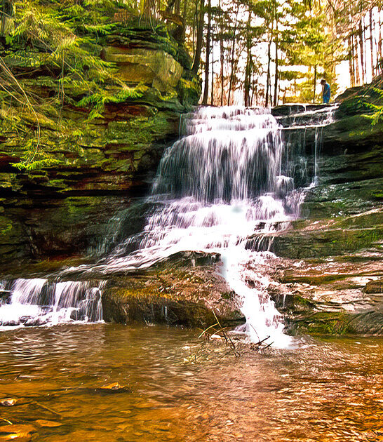 little known ohio waterfall ftr