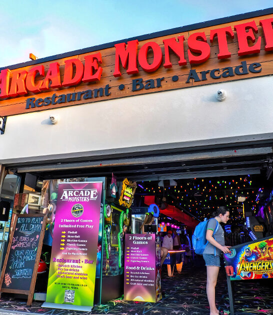 monster arcade restaurant florida ftr