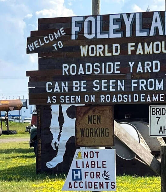 roadside art yard minnesota ftr