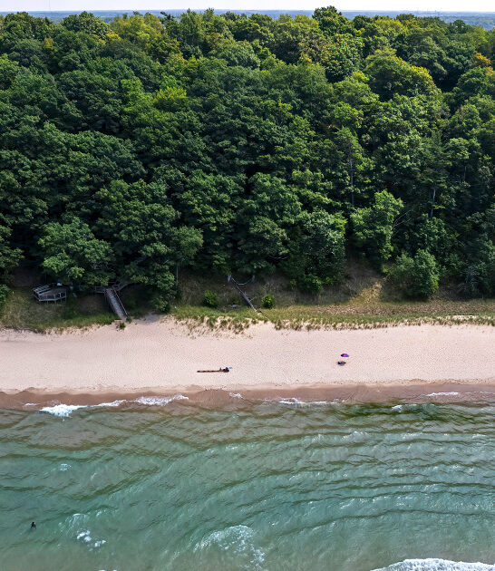 stunning michigan lake beach ftr