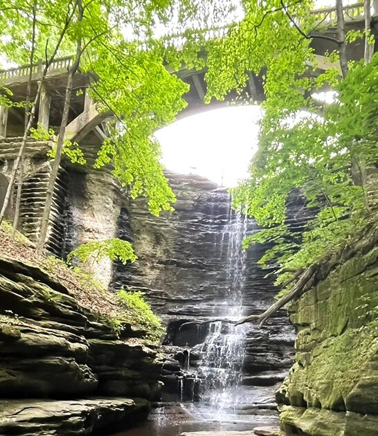 thrilling waterfall hike illinois ftr