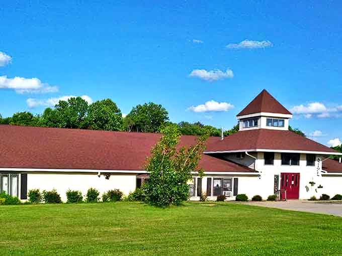 The unassuming red-doored entrance to Auntie's belies the wonderland of vintage treasures waiting inside this Parkman landmark.