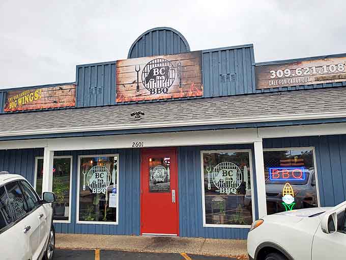 That unassuming blue exterior with the bright red door? It's like Clark Kent hiding Superman &ndash; ordinary outside, extraordinary inside.