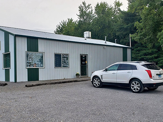 The unassuming exterior of Billy Bob & Nina's might fool you, but locals know this modest building houses steak perfection worth driving miles for.